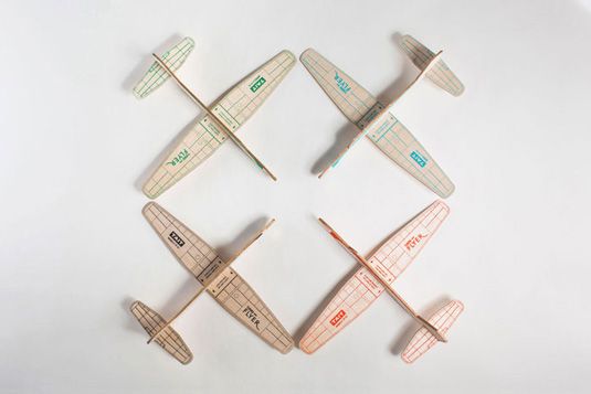 Beautiful handcrafted packaging for toy aircraft | Creative Bloq