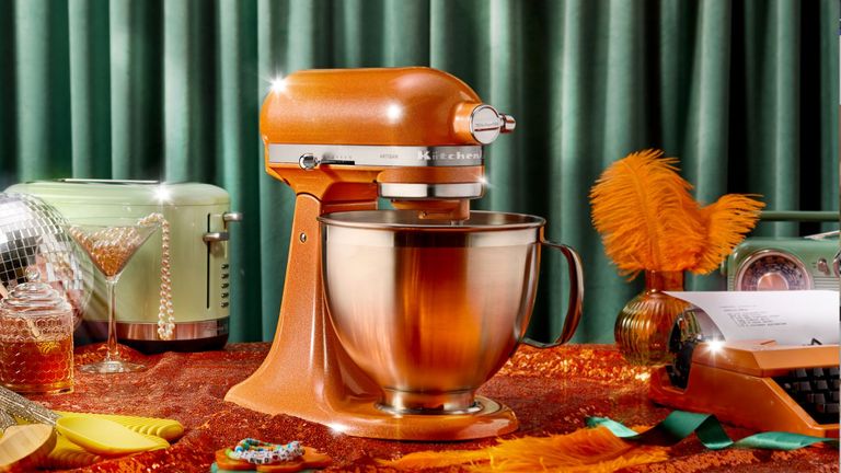KitchenAid unveils a Taylor Swift–coded glittery orange mixer | Homes ...