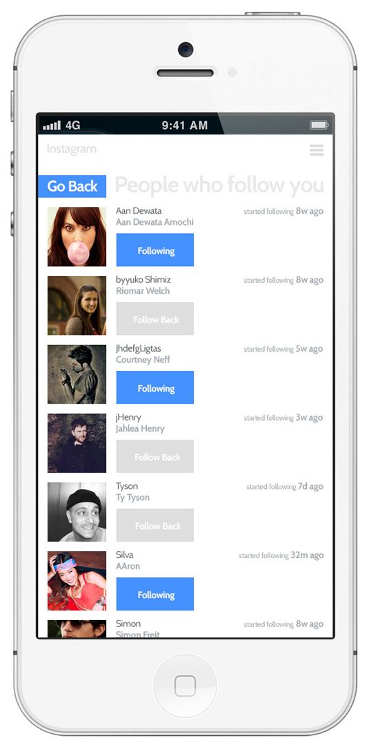 Instagram app reimagined with flat design | Creative Bloq