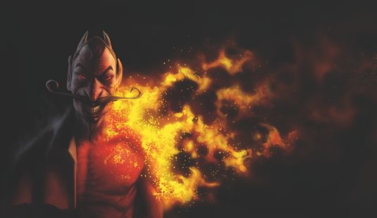 Top tips for painting a flaming devil character | Creative Bloq