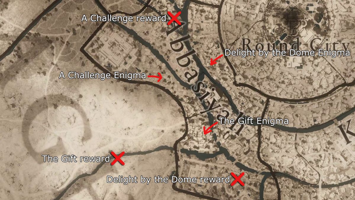 Every AC Mirage Enigma location | PC Gamer