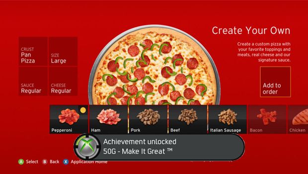 Acheesements that belong in Pizza Huts Xbox 360 app | GamesRadar+