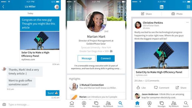 LinkedIn's mobile app update makes it easier for professionals to ...