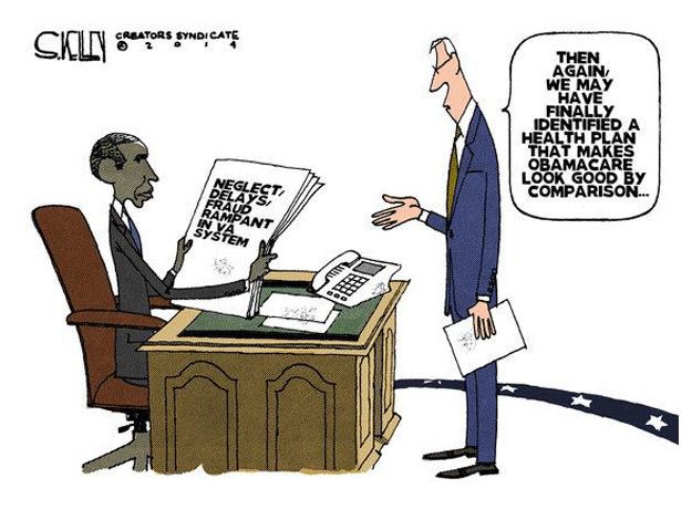 Political cartoon VA scandal | The Week