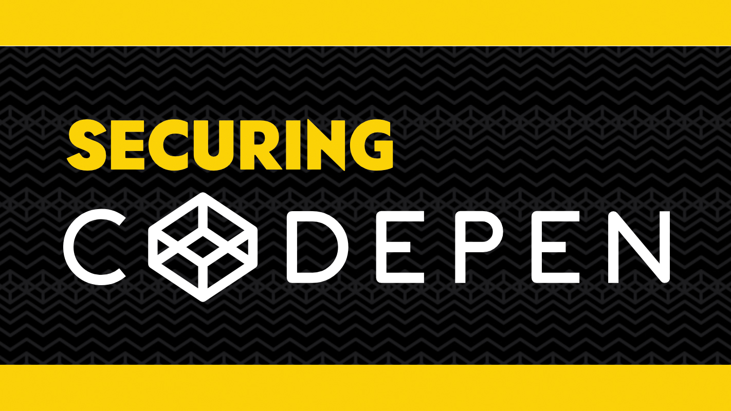 How CodePen Made Itself Secure Creative Bloq