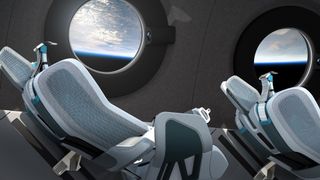 Virgin Galactic unveils sleek interior of SpaceShipTwo spaceliner ...