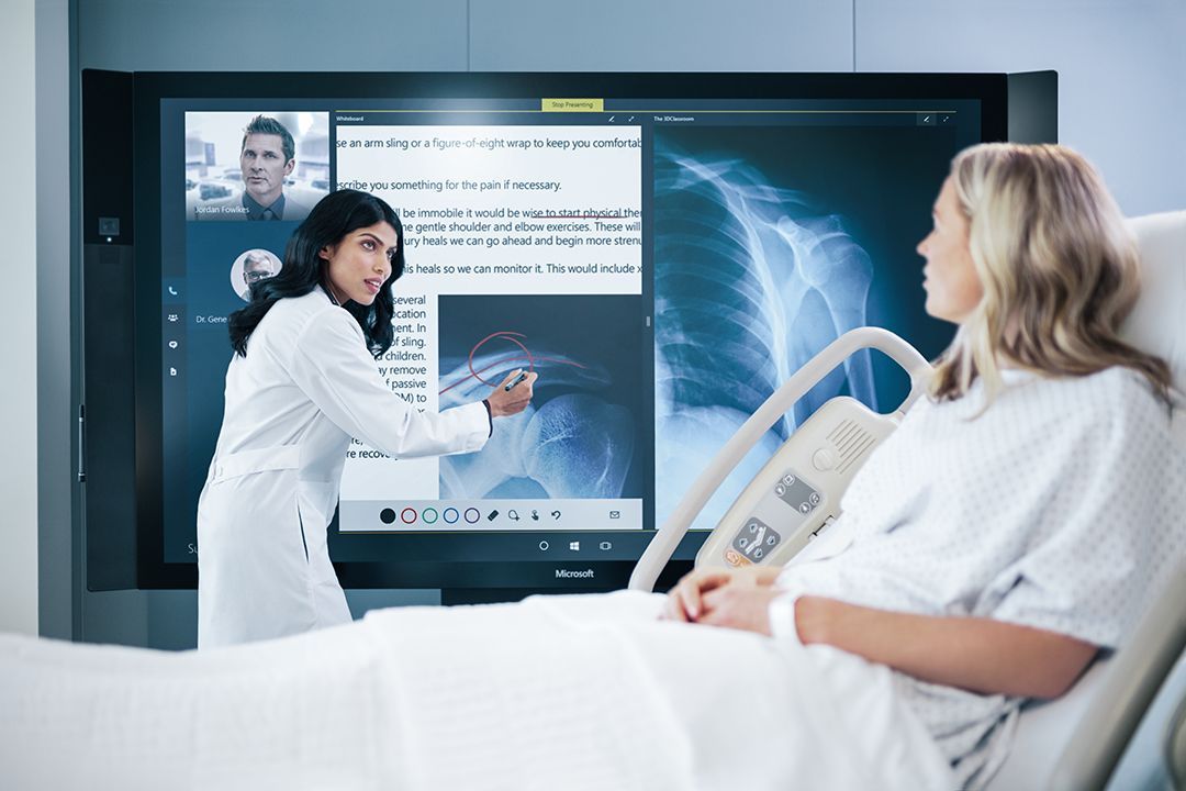 Microsoft's giant Surface Hub touchscreen Windows 10 PC finally starts ...