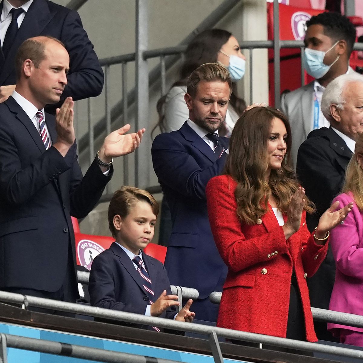 Prince George and Prince William Attend Euro 2020 Soccer Match | Marie ...