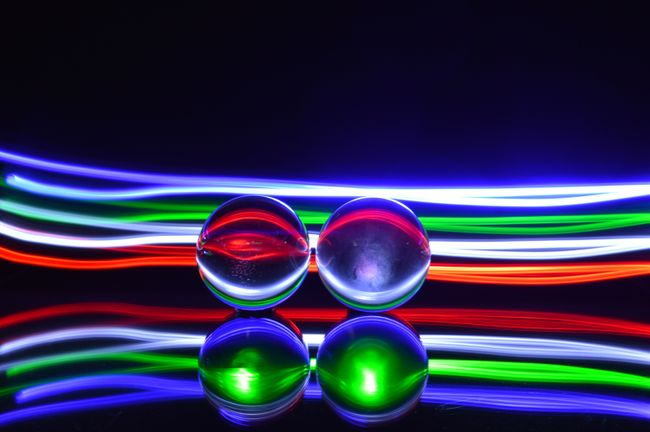 Magical marbles: shoot long-exposure light trails at home, with ease ...
