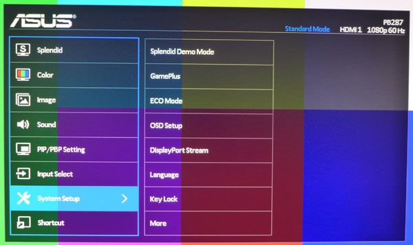 Asus PB287Q Monitor: Setup and Calibration Walk-Through