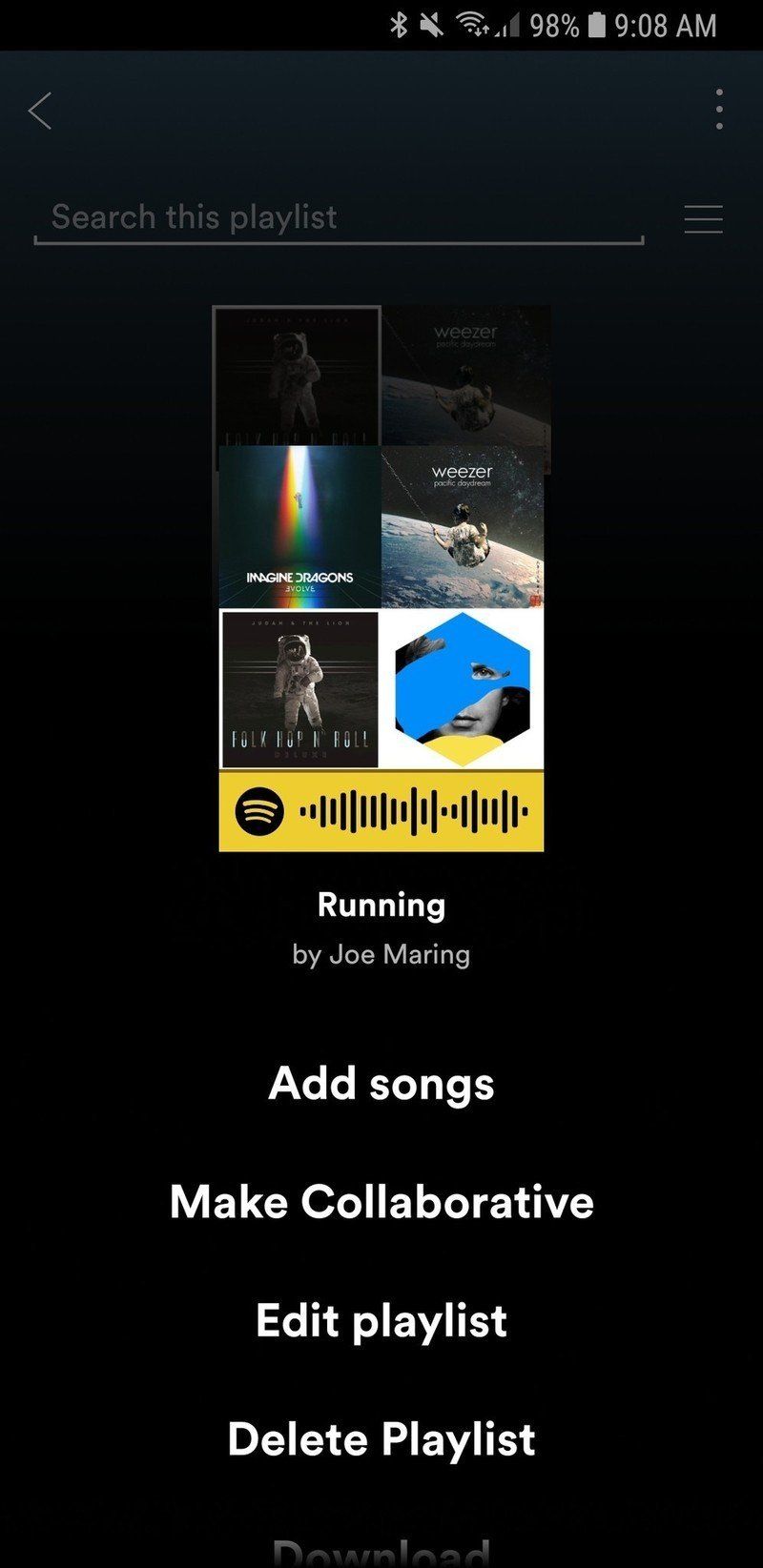 How to edit playlists in the Spotify Android app | Android Central