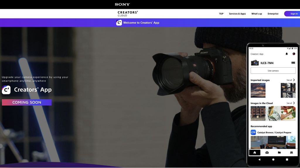 Sony just launched a free online content creator hub — here are all the ...