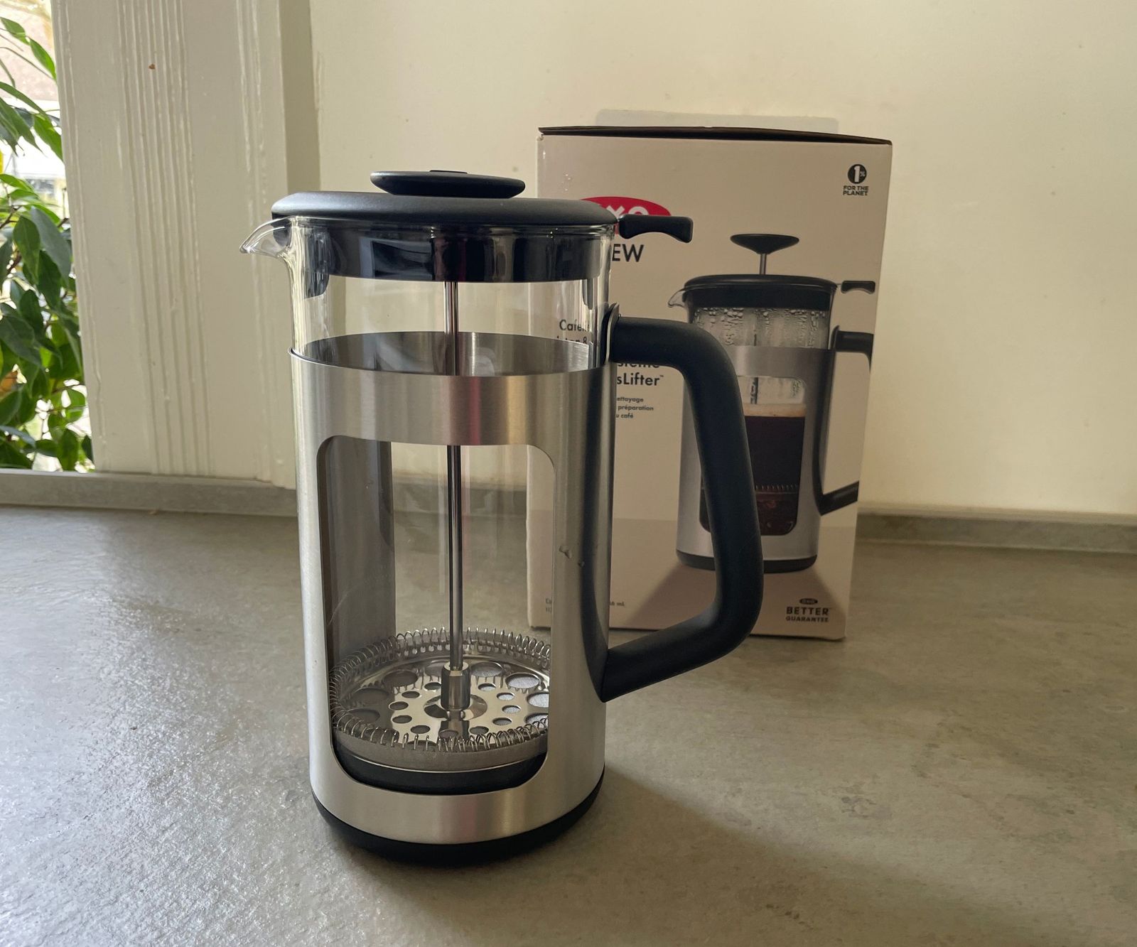 OXO French press review: a simple, mess-free brewer | Homes and Gardens