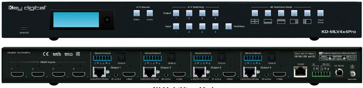 Key Digital Introduces New Seamless Matrix Switcher | AVNetwork