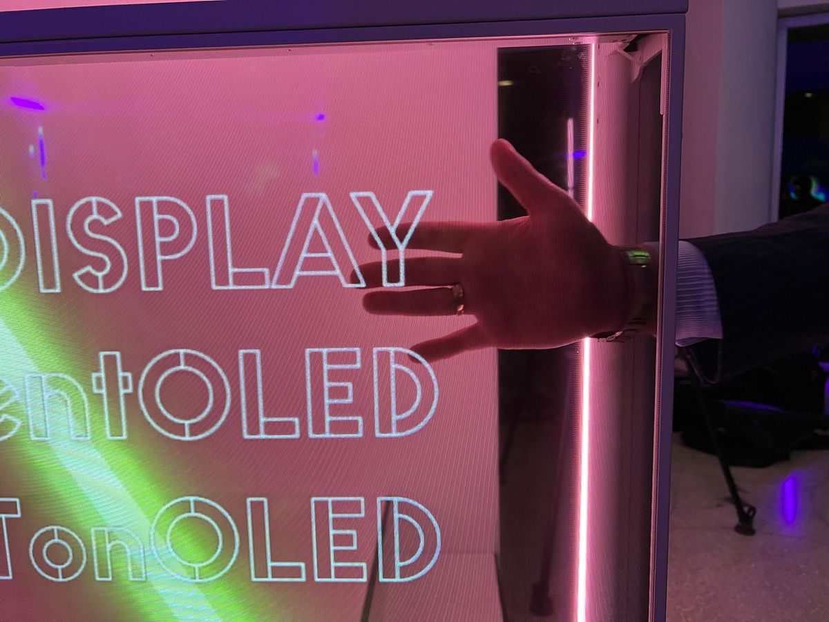 You won't believe the wild display LG unveiled at an even wilder party ...