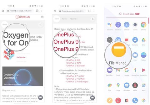 How to install OxygenOS 12 (Android 12) on your OnePlus phone right now ...
