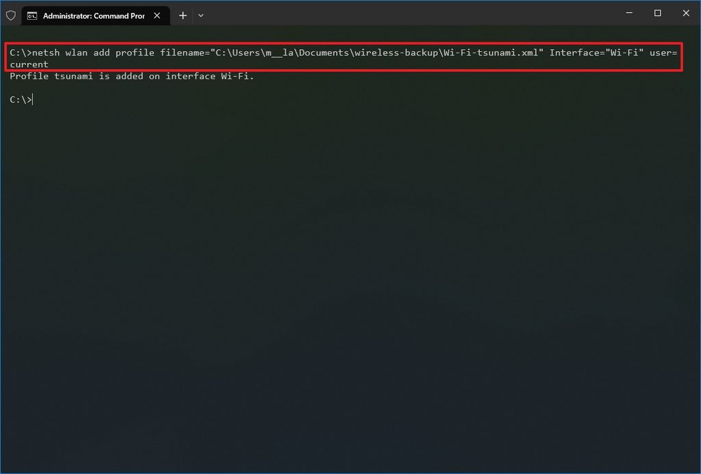 How to manage wireless networks with Command Prompt on Windows 10 ...