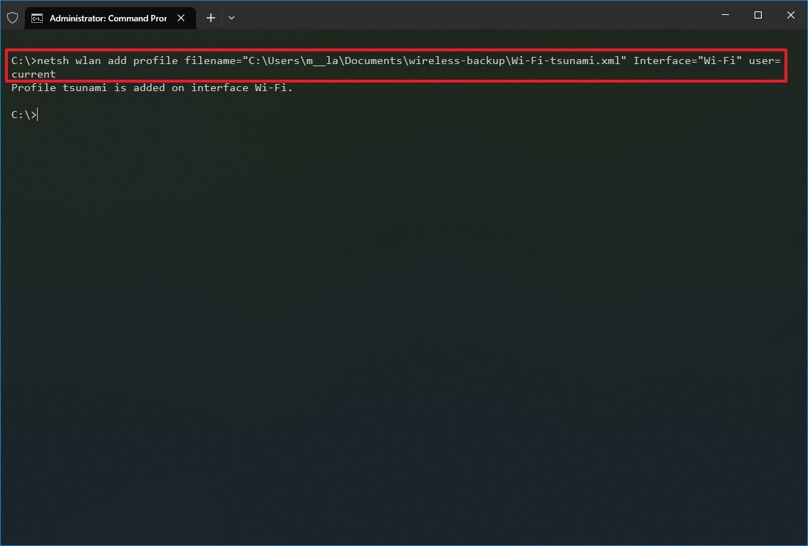 How to manage wireless networks with Command Prompt on Windows 10 ...