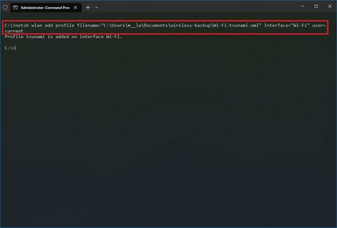 How to manage wireless networks with Command Prompt on Windows 10 ...