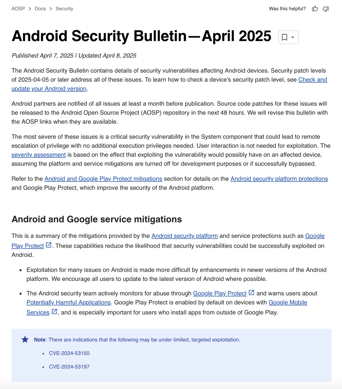 Android users just dodged a bullet as the CVE cybersecurity tracker stays funded | Android Central