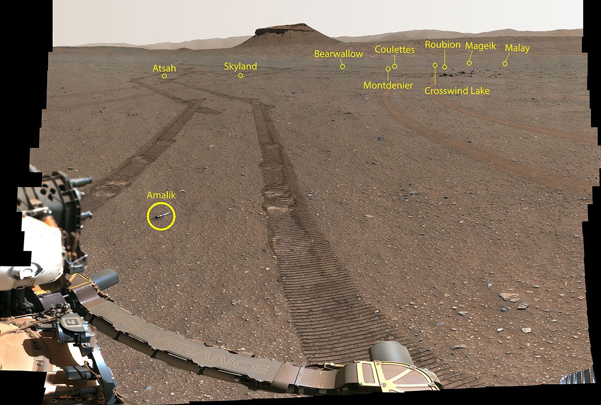Perseverance Mars rover snaps photo of Red Planet sample depot | Space