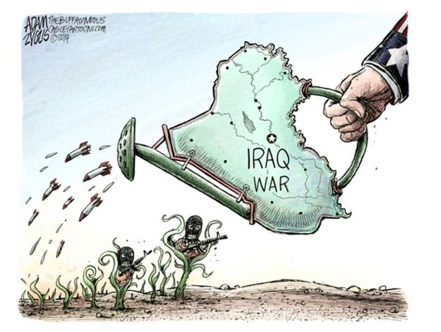 Political cartoon Iraq War | The Week