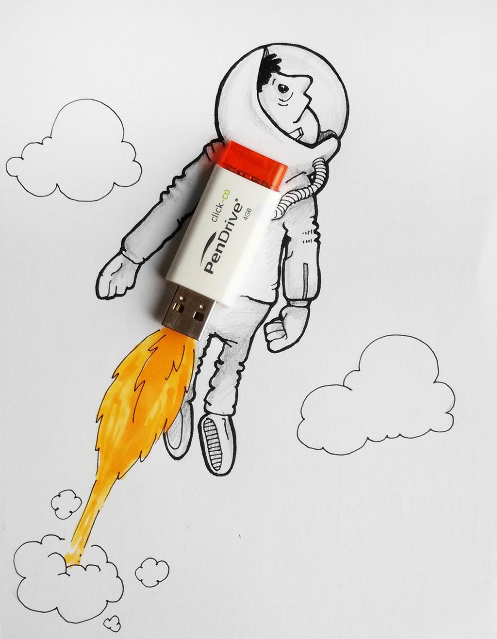 Adorable doodles interact with everyday objects | Creative Bloq
