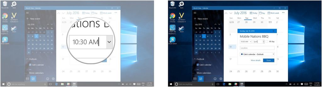 How to add and sync calendar events in the Windows 10 Calendar app ...