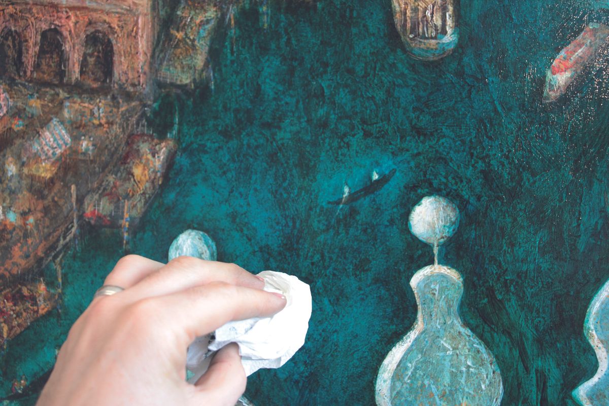 How to paint on a board: Create texture with acrylics | Creative Bloq