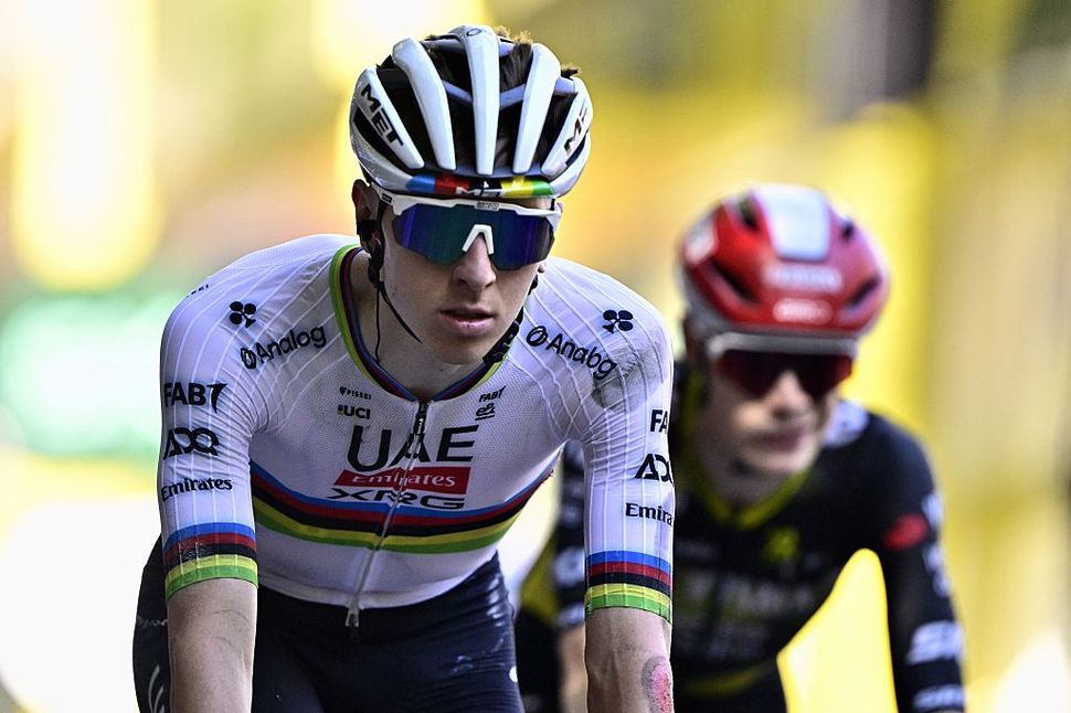 Tadej Pogačar crashes outside 3km safety zone in Tour de France stage ...