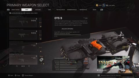 Best Warzone OTs 9 loadouts - A lightweight SMG with a high rate of ...