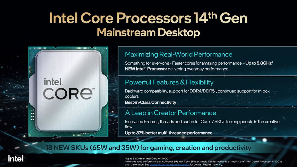 Intel launches 18 new 14th-Gen Raptor Lake Refresh processors – new ...
