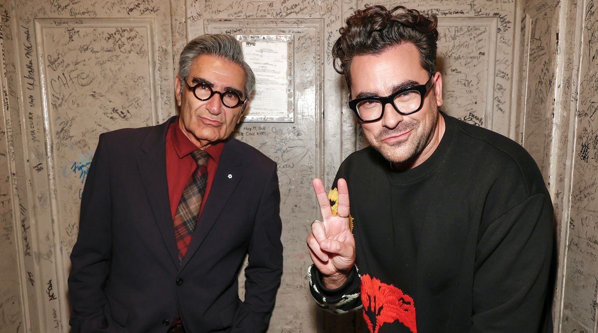 Father-Son Duo Eugene and Dan Levy to Host the 2024 Emmy Awards | Marie ...