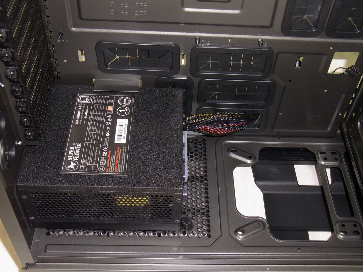 Power Supply Installation - NZXT Phantom 820 Case Review: Conceptualized By Enthusiasts | Tom's ...