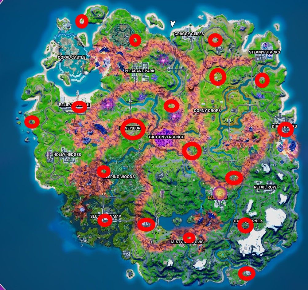 Bounty board locations in Fortnite | PC Gamer