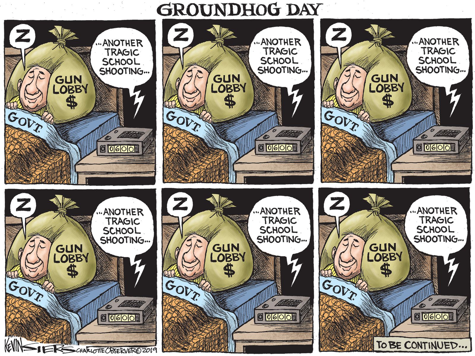 Political Cartoon U.S. Yet Another School Shooting Gun Lobby | The Week
