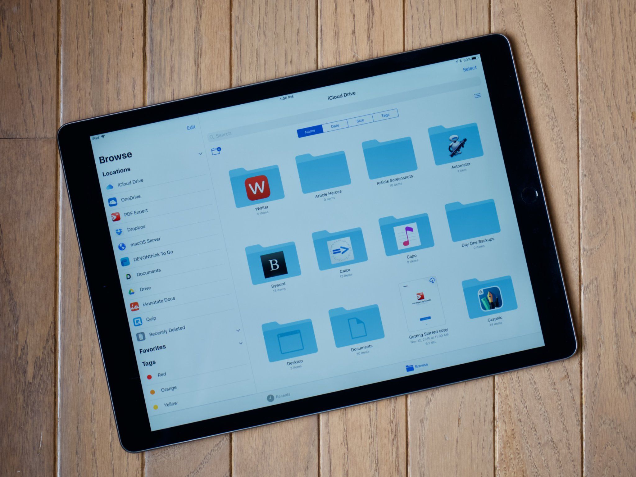 How to view and organize documents in the Files app in iOS 11 | iMore