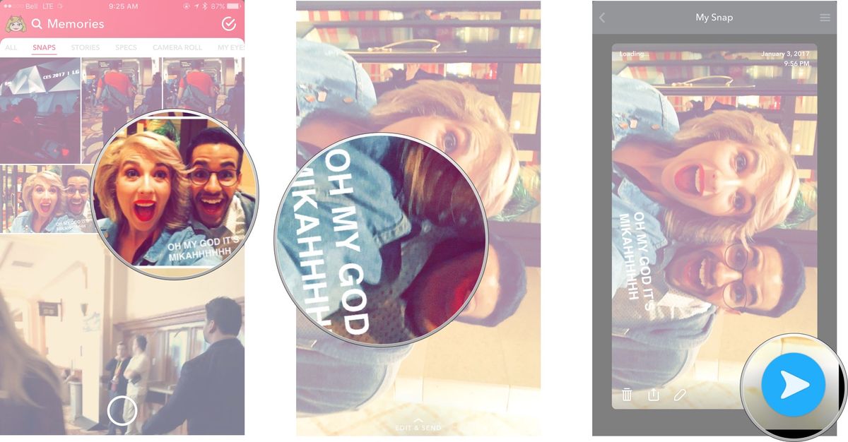 How to access and use Memories in Snapchat for iPhone and iPad | iMore