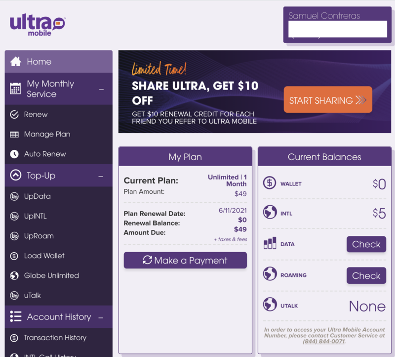 How to recharge Ultra Mobile online | Android Central