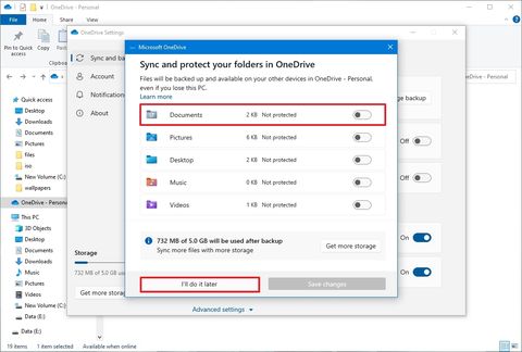 How to move user folders to different location on Windows 10 | Windows ...