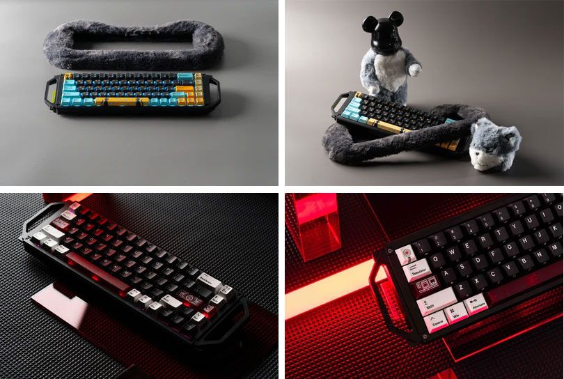 Cat themed fur-wrapped tri-mode keyboard now available for $240 ...