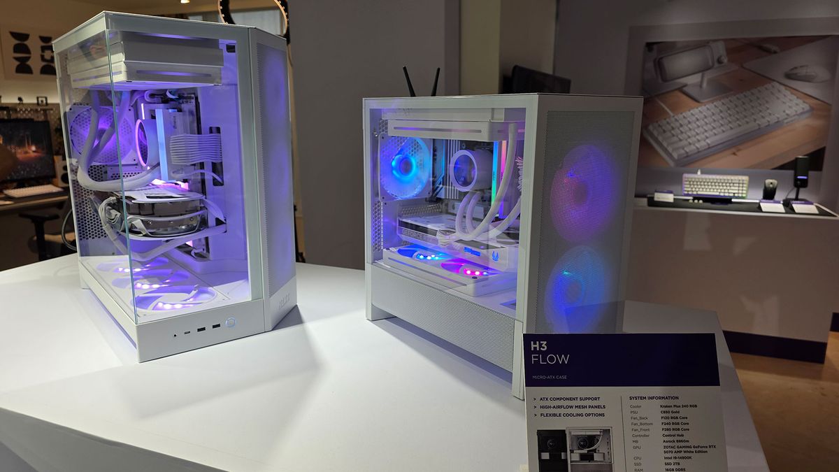 NZXT goes big and small at Computex with the H9 Flow and H3 Flow cases | Tom's Hardware