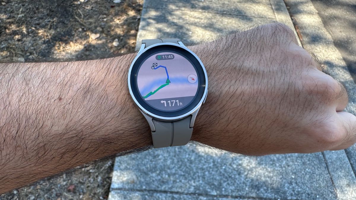 How to use GPX maps and trackback on the Galaxy Watch 5 Pro Route tile ...