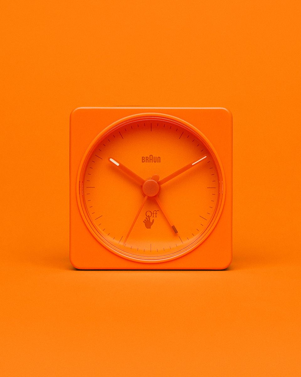 Braun and Virgil Abloh's BC02 alarm clock | Wallpaper