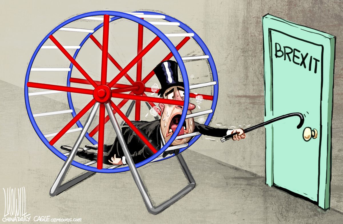 Political cartoon World Brexit | The Week Political cartoon World Brexit | The Week