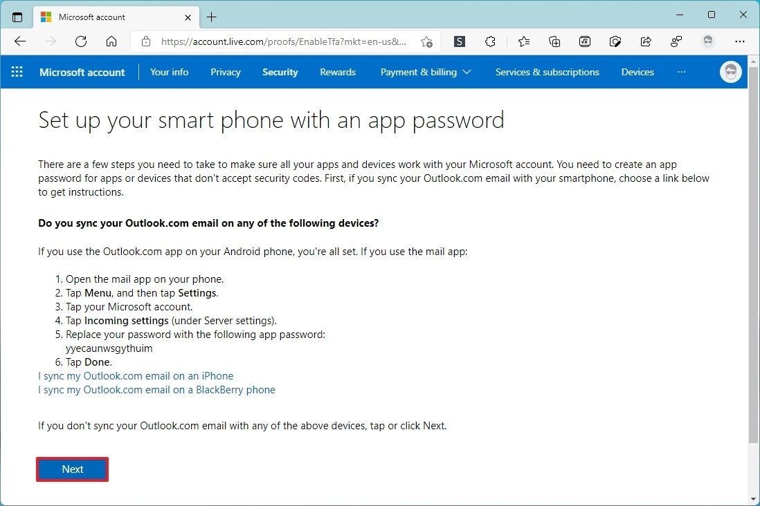 How to set up two-factor authentication (2FA) on a Microsoft account ...