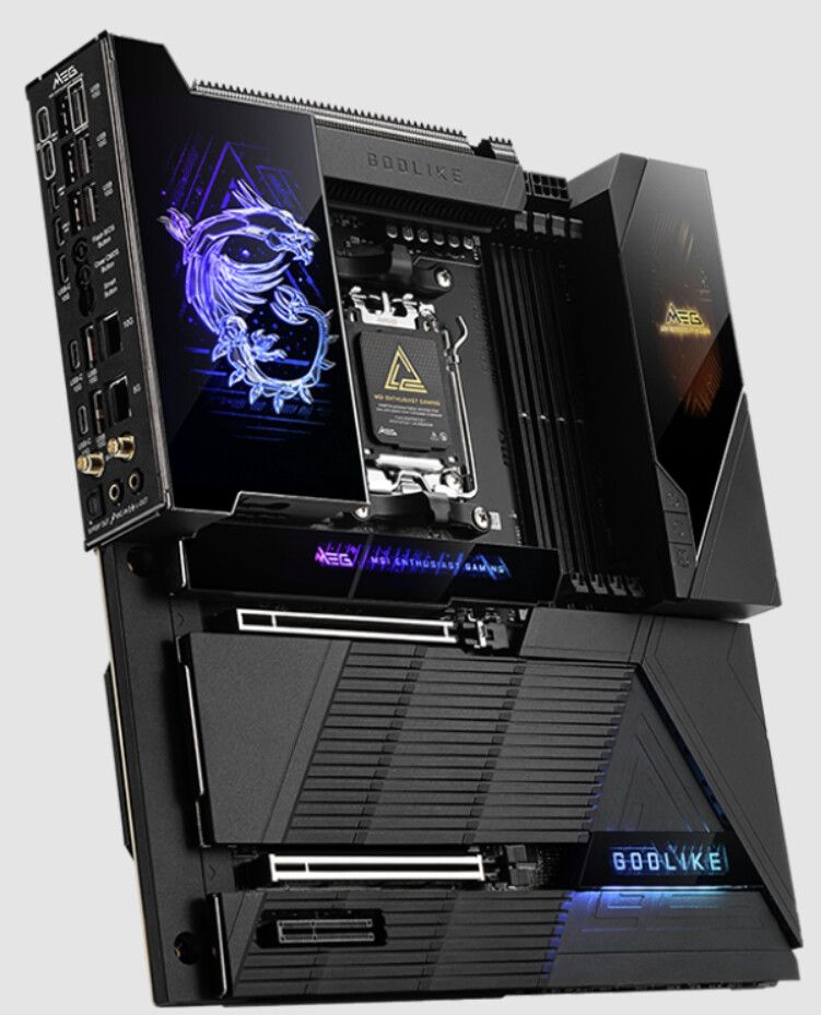 MEG X870E Godlike spearheads MSI's X870 army — included expansion card ...