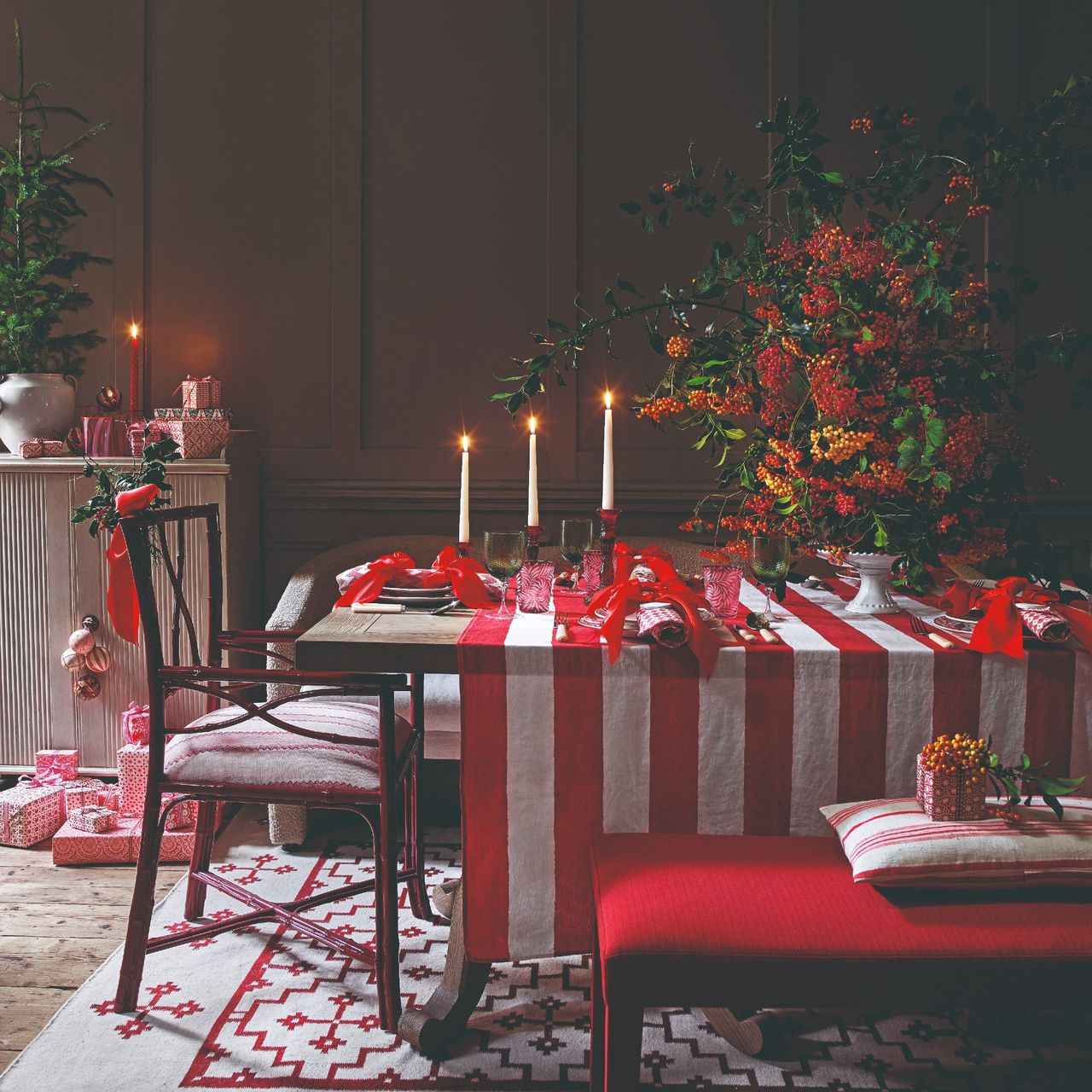 Best Christmas table linens to elevate a festive tablescape | Ideal Home