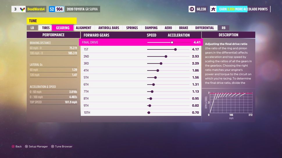 Forza Horizon 5 tuning guide: How to tune cars, what every setting ...