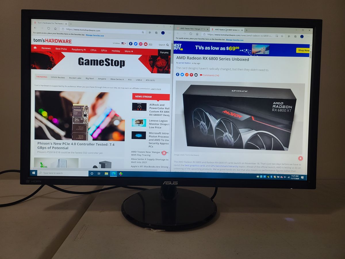 Asus VP28UQG Monitor Review: 4K Gaming Savings | Tom's Hardware